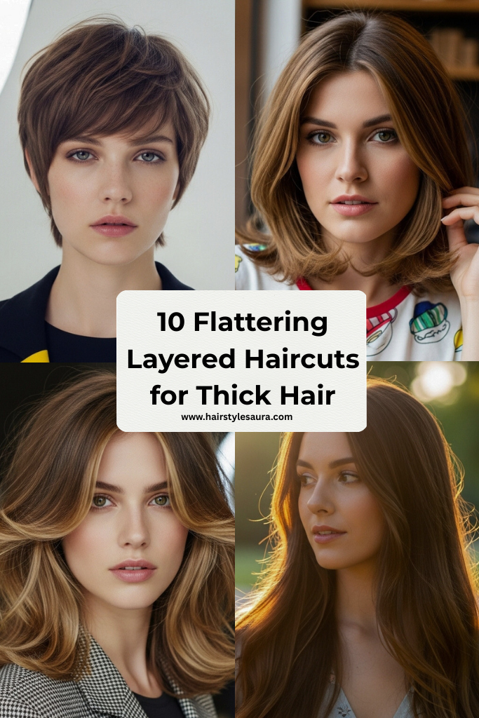 10 Flattering Layered Haircuts for Thick Hair Every Woman Should Try