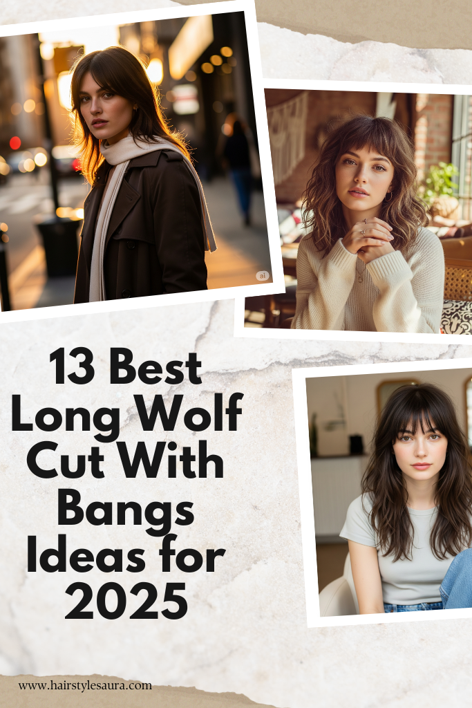 13 Best Long Wolf Cut With Bangs Ideas for 2025