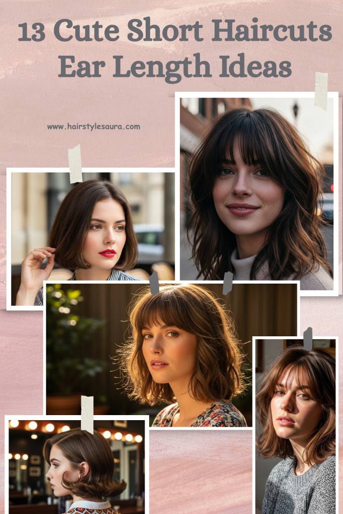 13 Cute Short Haircuts Ear Length Ideas That Will Totally Refresh Your Look