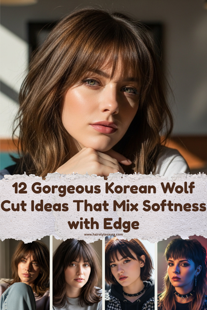 12 Gorgeous Korean Wolf Cut Ideas That Mix Softness with Edge