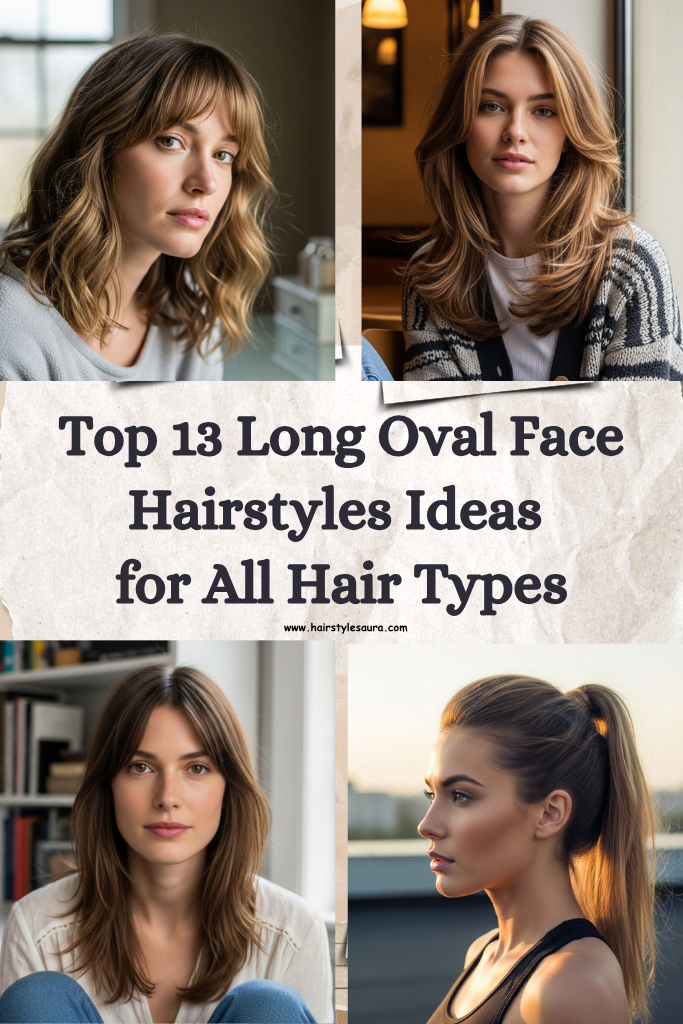 Top 13 Long Oval Face Hairstyles Ideas for All Hair Types